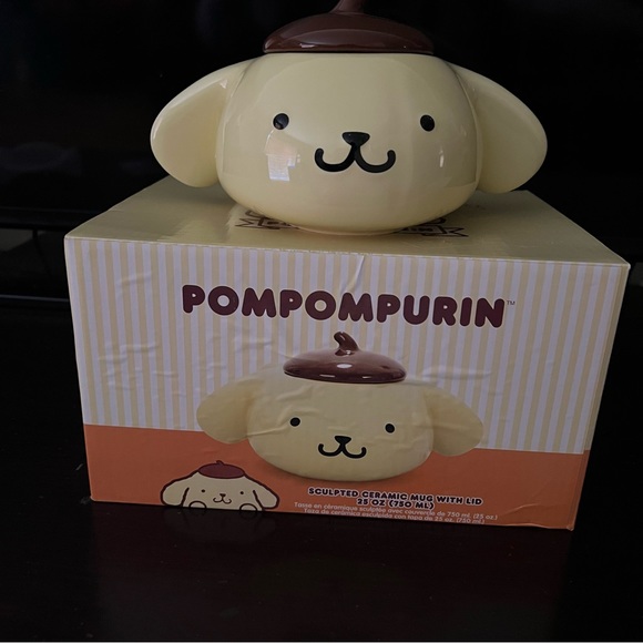 Sanrio | Other | Bnwt Pompompurin Face Sculpted 25oz Mug | Poshmark